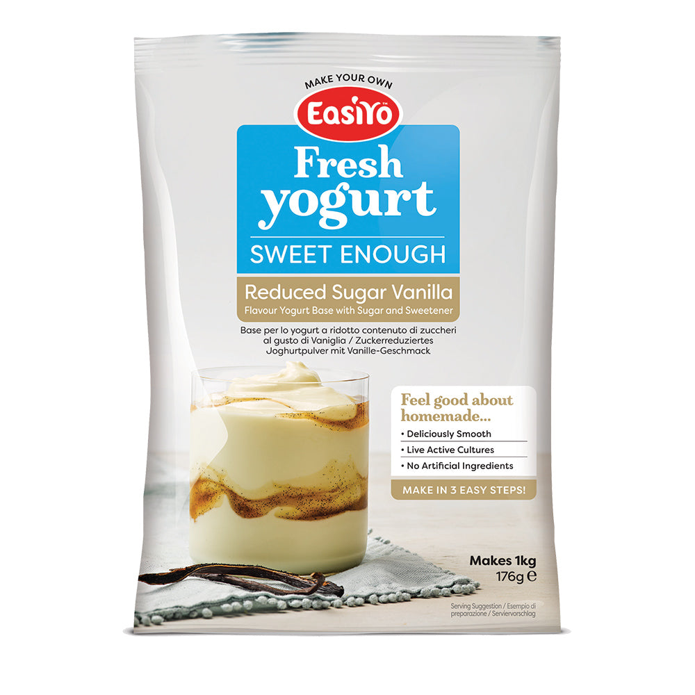 EasiYo Sweet Enough Vanilla Flavoured Yogurt Sachet 176g – JugandFunnel